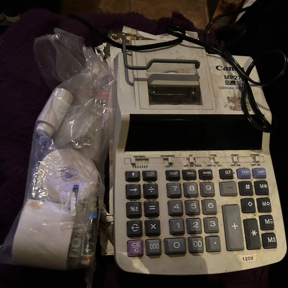 Canon | Office | Adding Machine Rolls Of Paper Accounting Office ...